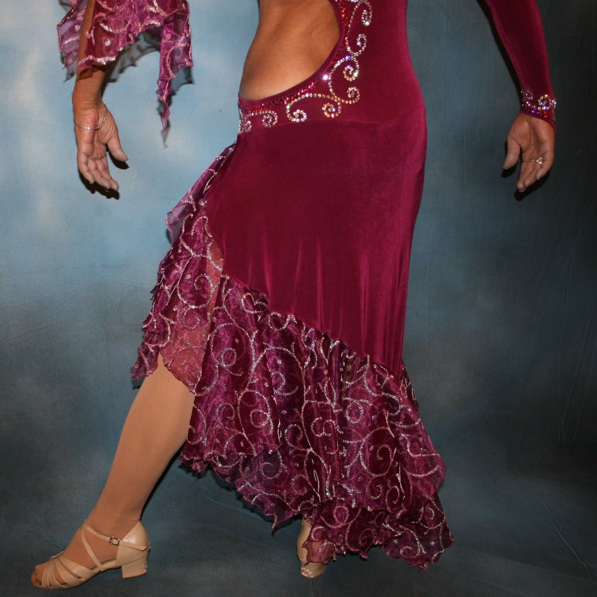 Magenta Tango Dress | Flounces | Size 3/4-7/8 – Crystal’s Creations